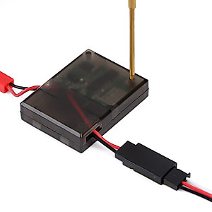 INJORA Metal Automatic Winch Wireless Remote Controller System for 1:10 RC Crawler Car Axial SCX10 90046 TRX4 Redcat (Black)