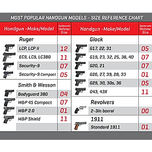 Allen Company Spiderweb™ in-The-Pocket Conceal Carry Gun Holster, Ambidextrous, S&W Bodyguard 380, Ruger LCP, Sig Sauer P238 & P938, Black