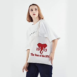 Sorority Tote Bag 1913 The Year of the Diva Tote Bag Gift Greek Sorority Sister Gift (Year of the Diva Tote B)