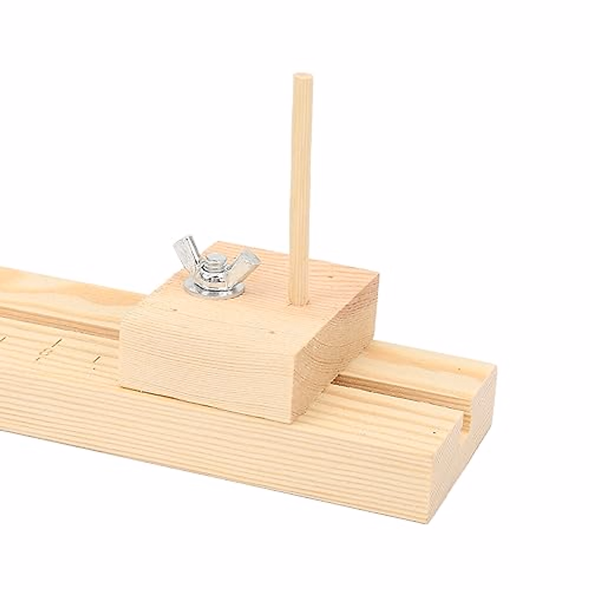 Keenso Wood Jig Bracelet Maker Adjustable Length Paracord Jig Bracelet Maker DIY Wristband Rope KnotFixing