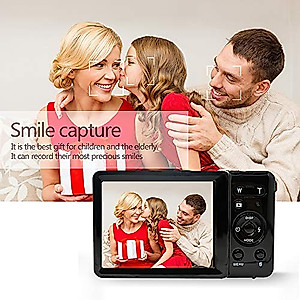 ISHARE Digital Camera for Photography with 2.8’’LCD, 20MP HD Photography Camera Rechargeable Point and Shoot Camera for Kids/Teenager/Seniors/Learner/Beginners(Black)