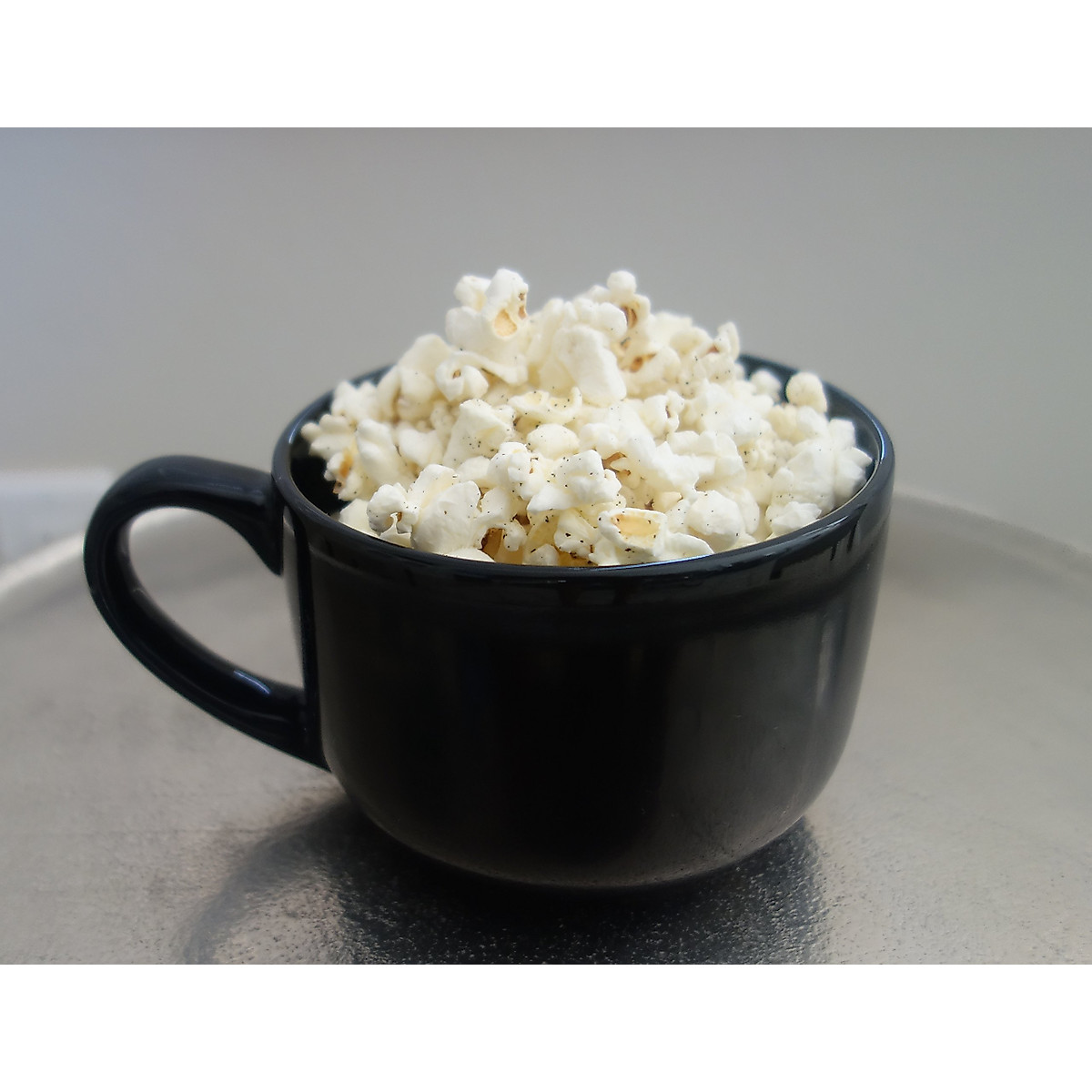 Large Jumbo Ceramic 22oz Mugs for Cappuccino, Coffee, Latte, Cereal, Ice Cream, Etc., Set of 4, Black