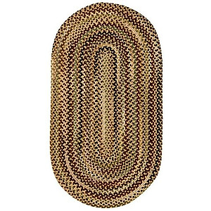 Capel Bangor Amber 4' 0" X 6' 0" Oval Braided Rug