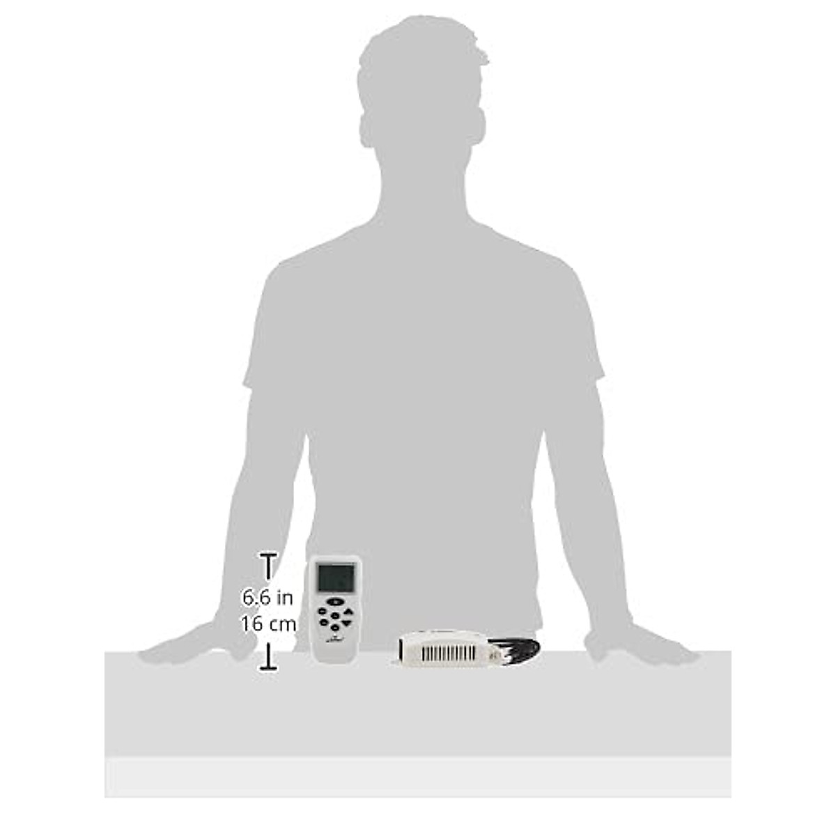 iLIVING ILG8SFRC Exhaust Fan Smart Remote Control Kit with Programmable Thermostat Humidistat Solid State Speed controller Timer Long Range Large LCD, White