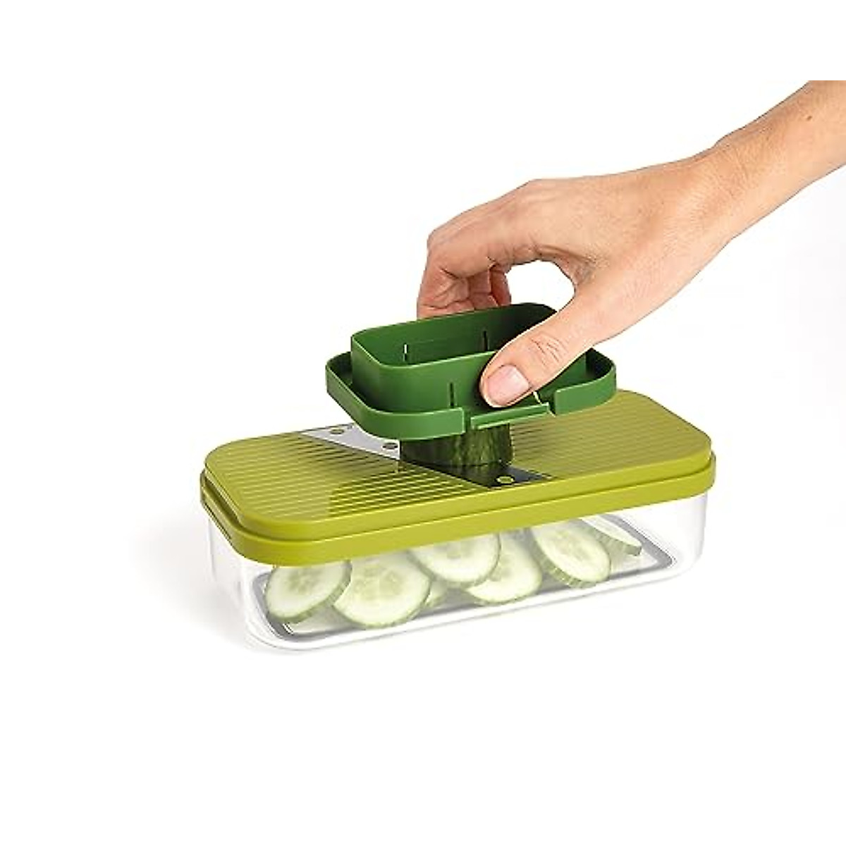 Joseph Joseph Multi-Prep Compact 4-in-1 Multifunctional Set, Kitchen Vegetable Chopper & Dicer, Cheese Grater, Mandoline Veggie Slicer, Food Julienne Cutter with Container
