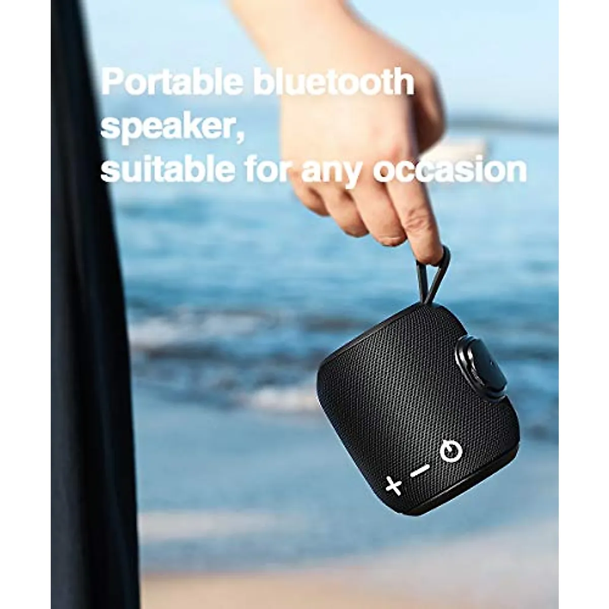 Sanag Portable Bluetooth Speaker, Bluetooth 5.0 Dual Pairing Loud Wireless Mini Speaker,360 HD Surround Sound & Rich Stereo Bass 24H Playtime IP67 Waterproof for Travel Outdoors Home and Party