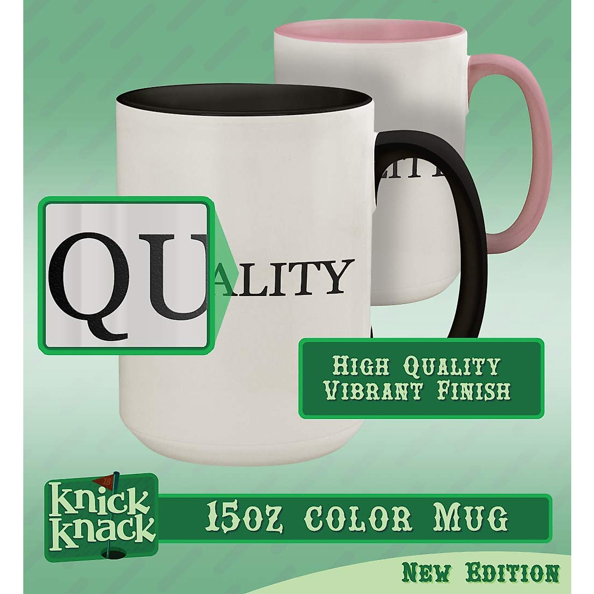 Knick Knack Gifts got officiator? - 15oz Ceramic Colored Inside & Handle Coffee Mug Cup, Black