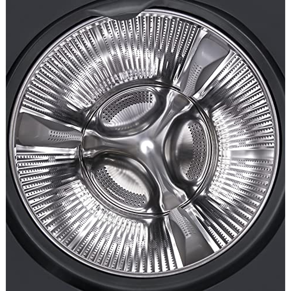 Haier QFW150SSNWW 24" Frontload Washer with 2.4 cu. ft. Capacity 16 Cycles Electronic Controls Built-in Wi-Fi Connect in White