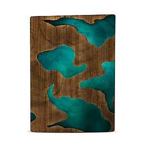 Head Case Designs Officially Licensed Alyn Spiller Aqua Art Mix Vinyl Faceplate Sticker Gaming Skin Decal Cover Compatible With Sony PlayStation 5 PS5 Disc Edition Console