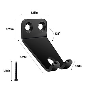 OMMUU 5PCS Wall Mounted with Special Fit for Tonal Accessory Shelf Clips Adapter Hooks Space Saving for Home Gym Garage T-Lock Exercise Equipment Organization Multipurpose Organizer Storage