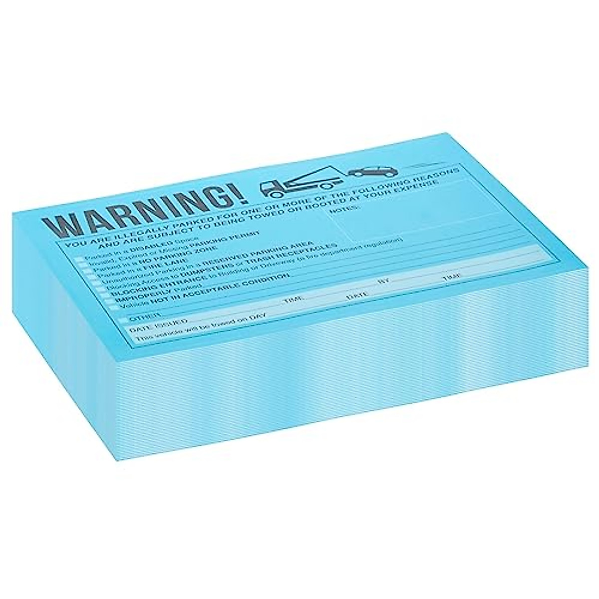 50-Pack Parking Violation Stickers for Any Vehicle