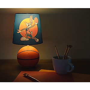 Space Jam 2: A New Legacy Tune Squad Basketball 3D Desk Lamp, Bugs Bunny Mood Light | Home Decor Accessories And Room Essentials | Official Looney Tunes Collectible | 14 Inches Tall