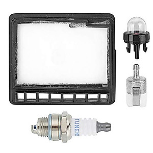 Chainsaw Air Filter Fuel Filter with Sparking Plug Primer Bulb for Echo CS-300 CS-301 CS-305 CS-306 CS-345 CS-3000 CS-3450 CS340 Chainsaw