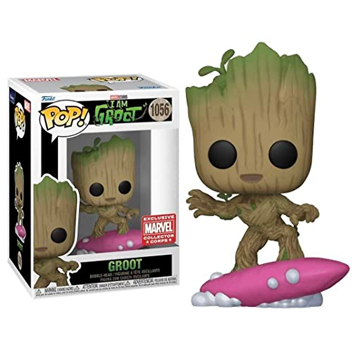 Funko Pop Groot #1056 Marvel Collector Corps Exclusive Disney+ I am Groot