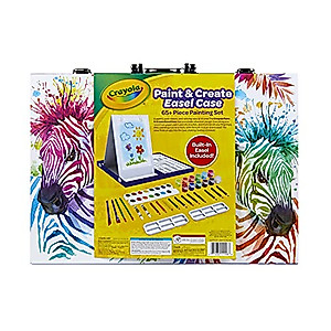 Crayola Table Top Easel & Art Kit (65 Pcs), Kids Painting Set, Gifts for Kids, Ages 4+