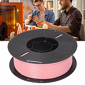 PLA Filament, 1kg 3D Printer Consumable Bubble Free Smokeless for Printing(Pink)