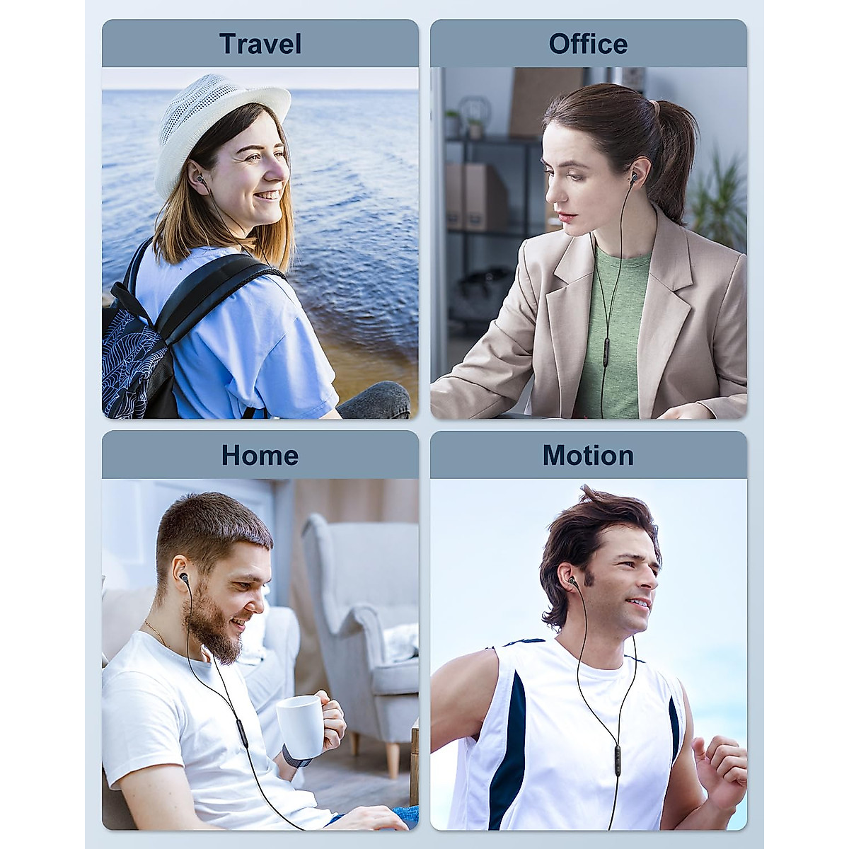 WYHOO USB C Headphones, USB Type C Earbuds Magnetic Wired Earphones with Microphone for iPhone15/15pro/15pro max, ipad pro,Samsung Galaxy S23 S22 S21 S20 Ultra,Note 10 20, Pixel 7/6/6a Oneplus