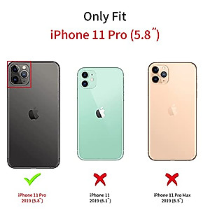 Fycyko Compatible with iPhone 11 Pro Case Glitter Luxury Cute Flexible Plating Cover Camera Protection Shockproof Phone Case for Women Girl Men Design for iPhone 11 Pro 5.8'' Pink