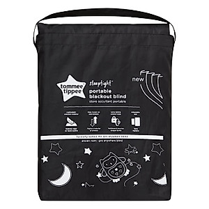 Tommee Tippee Sleeptime Portable Blackout Blind with Suction Cups, Adjustable and Lightweight, Regular, 130 x 99cm