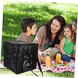 VINTORKY Thermal Insulation Bag Food Carrying Bag Insulated Cake Tote Bags Insulated Cooler Bags Beverages Carrier Bag Cooler with Cover Foldable Shopping Bag Freezer Oxford Cloth