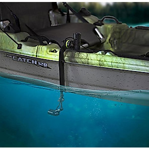 Scotty 141 Kayak/SUP Transducer Mounting Arm with Gear-Head Black, Medium