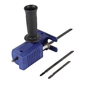 Protable Reciprocating Saw Adapter, Electric Drill Modified Tool Attachment with Ergonomic Handle for Wood and Metal Cutting