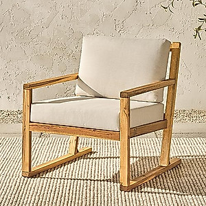 Walker Edison Dekian Outdoor Chairs, Natural