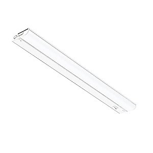 GETINLIGHT Dimmable Hardwired Only Under Cabinet LED Lights, 24-inch, Soft White(3000K), Matte White Finished, ETL Listed, IN-0201-13-WH