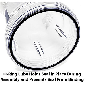Kinetic Wares HHRING Fits GXWH40L, GNWH38S, GXWH30C, GXWH35F, GNWH38F (6 Pack) with Dow Molykote 111 O-Ring Lubricant and Scratch Free O-Ring Pick Tool