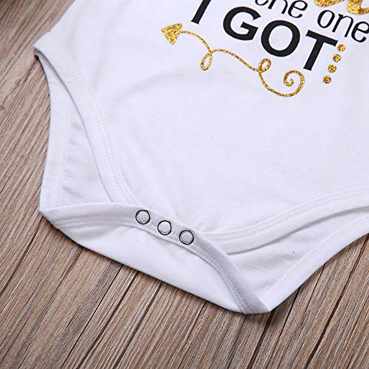 Gaono Newborn Baby Auntie Letter Print Short Sleeve Romper Infant Summer Clothing (Ain't no Auntie Like The one i got, 0-3 Months)