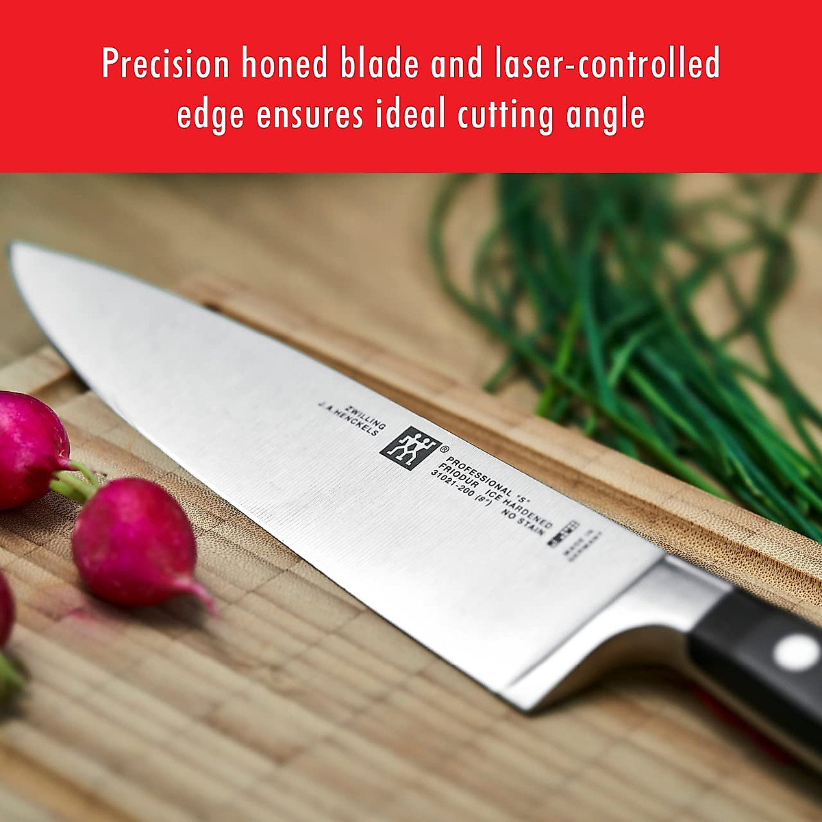 Zwilling J.A. Henckels Professional S Knife Block Set, 18 Piece, Black