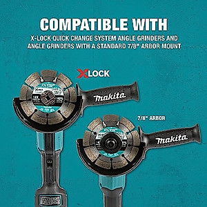 Makita E-07222 X-Lock 4-1/2" Turbo Rim Diamond Blade for Masonry Cutting, 2/pk