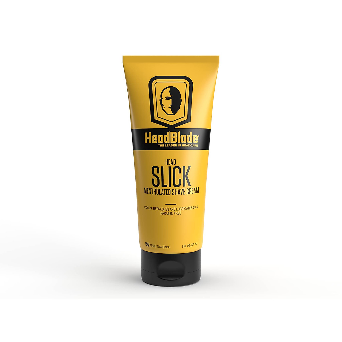 ATX Men's Head Shaving Basics Bundle with 8oz HeadSlick Cream, Razor, Blade Refills - Close Shave Kit with An Easier and Faster Shave