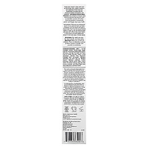 Desert Essence Activated Charcoal Toothpaste - Fluoride and Carrageenan Free - Brighter Teeth and Fresher Breath with Activated Coconut Shell Charcoal, Baking Soda, and Fresh Mint - 6.25 oz