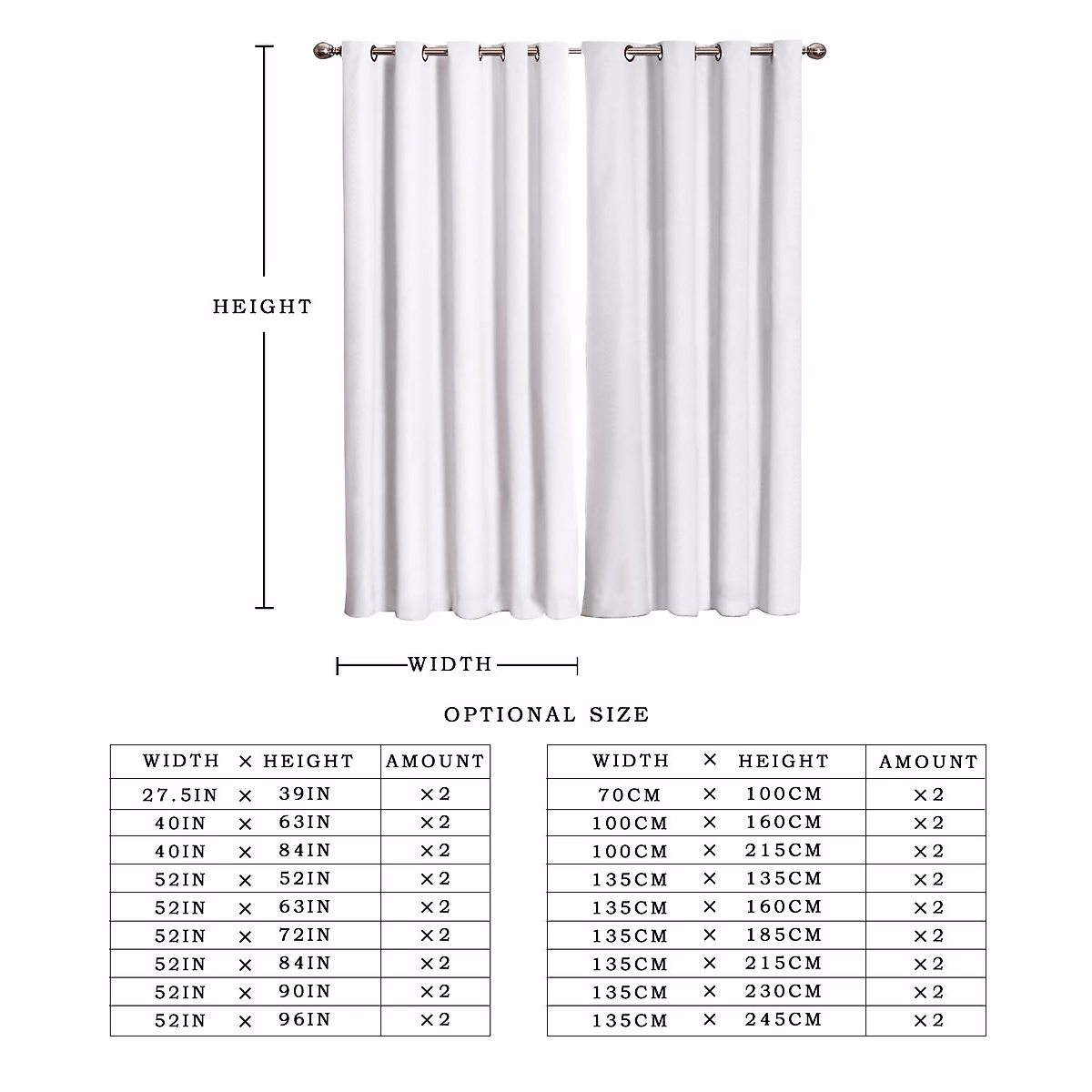 BABE MAPS Customized Window Curtains Panel 84 inch Length 2 Panels Modern Window Treatment Drapes for Bedroom Living Room - Vertical Stripes Black White Red Grey