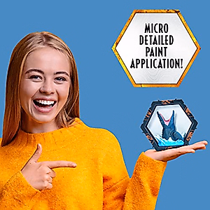 WOW! STUFF PODS - Jurassic Dominion - Mosasaurus | Light-Up Bobble-Head Figure | Official Fallen Kingdom Merchandise, Toys and Gifts for Boys and Girls, Grey, 4 inches