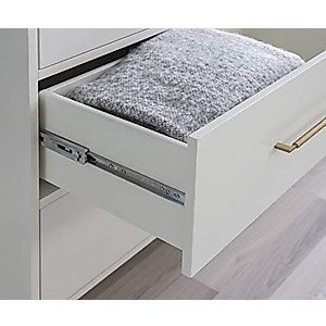 Linon Lennon White Six Drawer Dresser