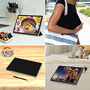 2024 Android 12 Tablets 10.1 Octa-Core 2 in 1 Tablet 4GB+64GB ROM 512GB Expand Include Case, Keyboard, Stylus, 13+5 Dual Camera, GPS, Bluetooth, Google Certificated 10.1 inch Tablet