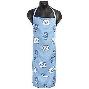 College Covers Everything Comfy North Carolina Tar Heels Tailgating or Grilling Apron With 9" Pocket, Fully Adjustable