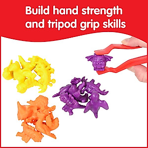 edxeducation Monster Counters - Set of 36 - Early Math Manipulatives - Learn Counting, Colors, Sorting and Sequencing - Preschool Learning