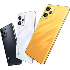 realme 9 4G LTE (128GB+8GB) 108MP Triple Camera (NOT for USA) Global Unlocked Worldwide + (w/Fast Car Charger Bundle) (White Moon)