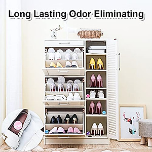 Air Jungles Odor Deodorizer Balls for Shoes, Gym Bags, Drawers, and Locker, Fresh Linen, Natural Tea polyphenols and Essential Oil Long Lasting Odor Eliminator Air Freshener Twist Ball