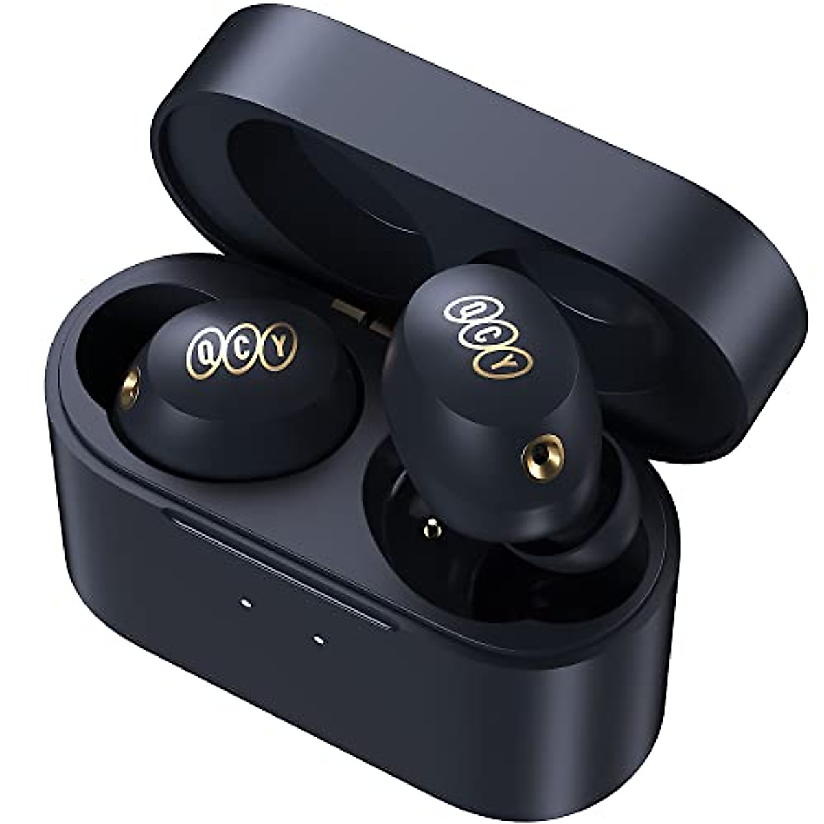 QCY HT01C Hybrid Active Noise Cancelling Wireless Earbuds, in-Ear Detection Headphones, IPX6 Waterproof Bluetooth 5.1 Stereo Earphones, Light-Weight, Immersive Sound Premium Deep Bass Headset