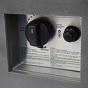 Lynn Outdoor Rectangular Fire Pit with Tank Holder, Concrete