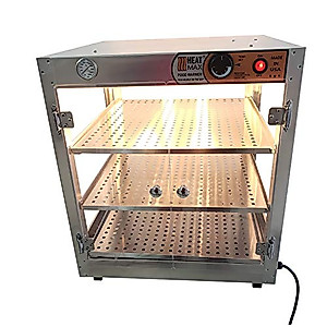 HeatMax 202024 Fund Raising Pizza Warmer, Food Warmer Display, Pizza Sign, Fits 18" Pizza!- Made in USA with Service and Support