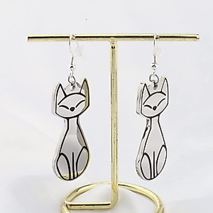 The Owl Home Palisman Earring The Owl Home Movie Fans Gift Cat Earring (Owl home Cat Earring)