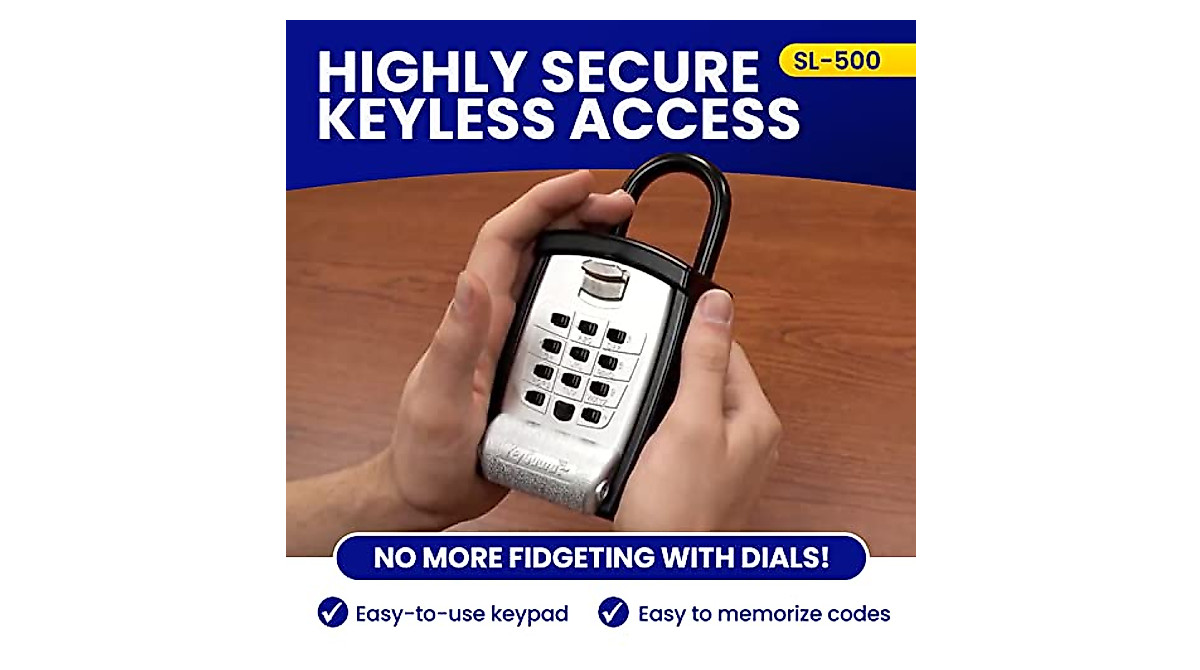 KeyGuard SL-500 Lockbox - Secure Keyless Access