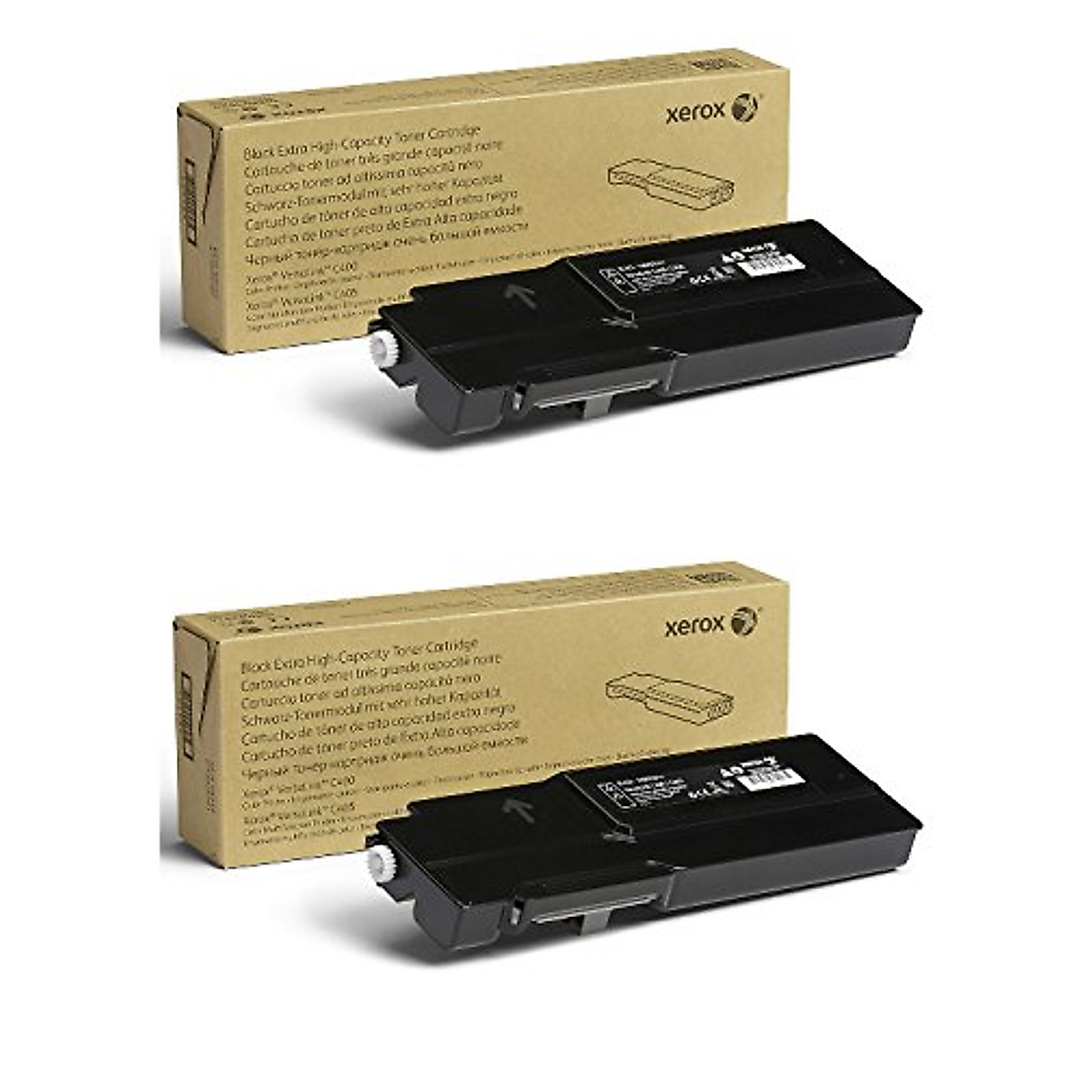 Xerox Black Extra High Capacity Toner Cartridge 2-Pack, 106R03524-10500 Pages Each - for use in VersaLink C400/C405