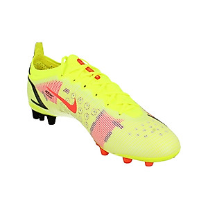 Nike Vapor 14 Elite AG Mens Football Boots CZ8717 Soccer Cleats (UK 10 US 11 EU 45, Volt Bright Crimson Black 760)