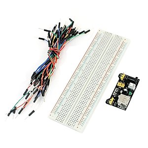 Qtqgoitem Power Supply Module w MB102 830 Points Breadboard Flexible Jump Wire (model: ab0 660 7ab 6ef ac2)